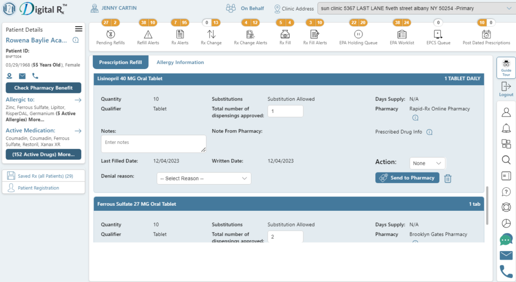 What is Refill and Refill Alert? - H2H Digital Rx e-Prescription Software