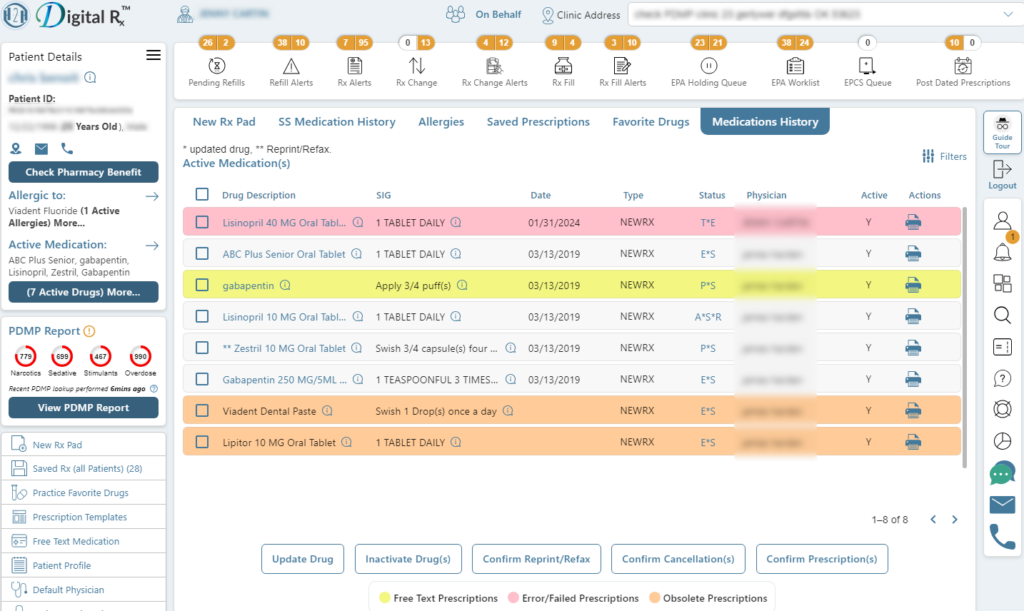 What is Medication History? - H2H Digital Rx e-Prescription Software