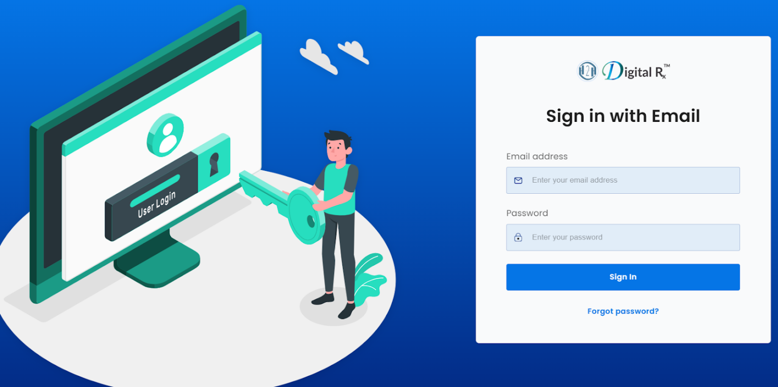Vendor Admin_Self Service Portal - H2H Digital Rx e-Prescription Software